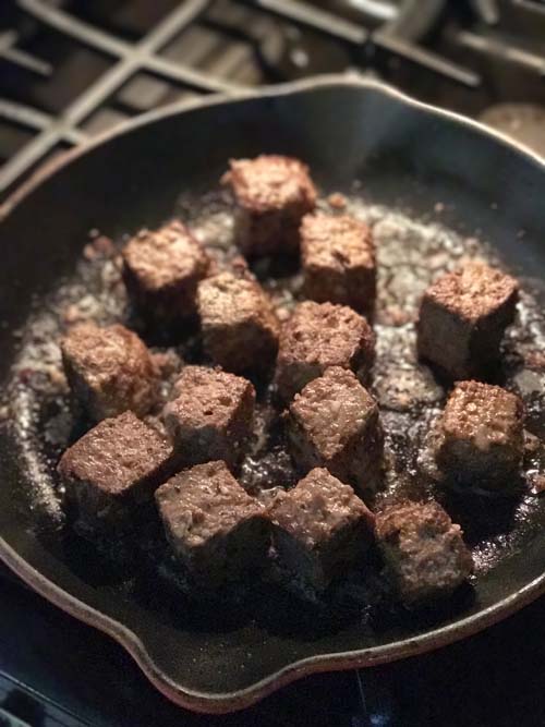 Food Pusher: Meat Cubes (Meatballs Don't Have to Be Spherical)