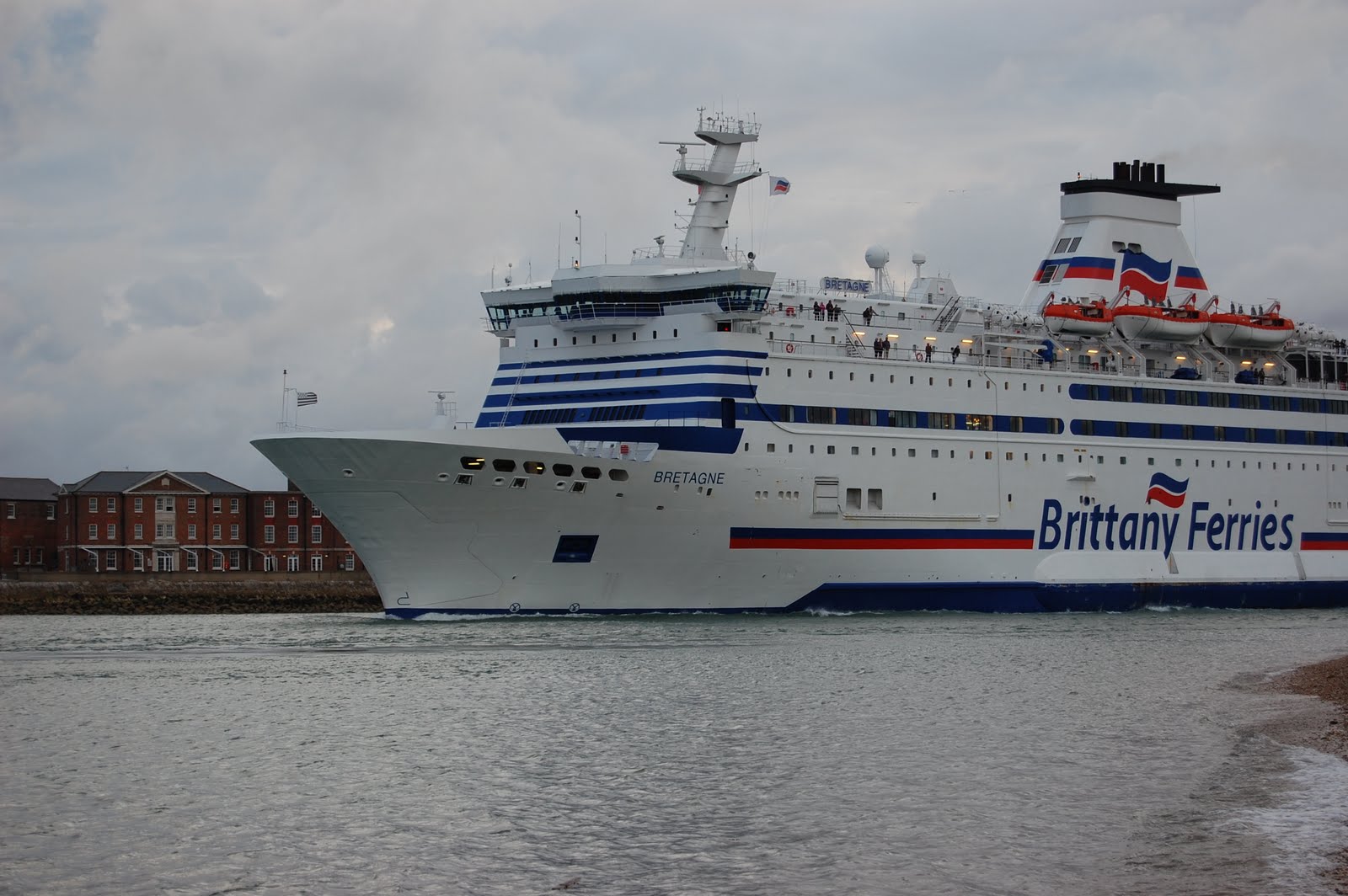 BRITTANY FERRIES: PORTSMOUTH PARADE OF BRITTANY FERRIES SHIPS
