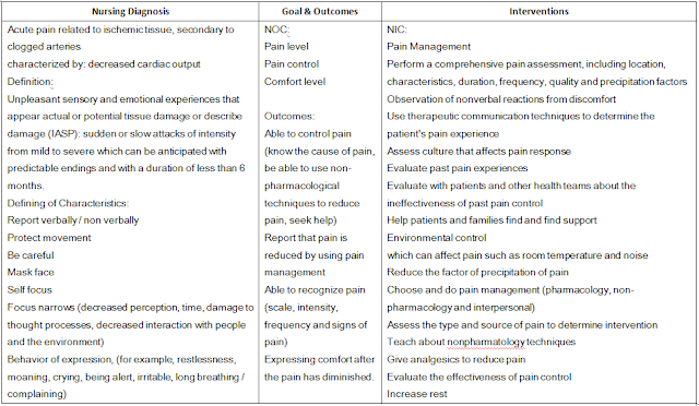 Acute Pain - Nursing Care Plan for Myocardial Infarction (MI) - Nursing ...
