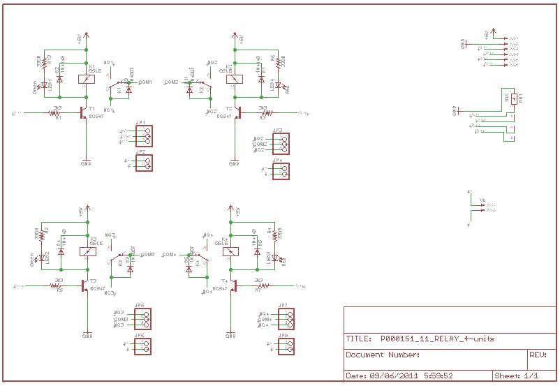 All PIC Project, Design and Consultation: Hardware: Relay Board