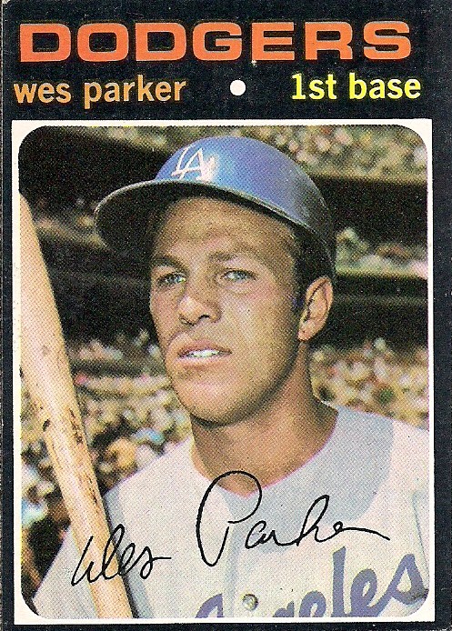 Topps 1971: no. 430 - wes parker