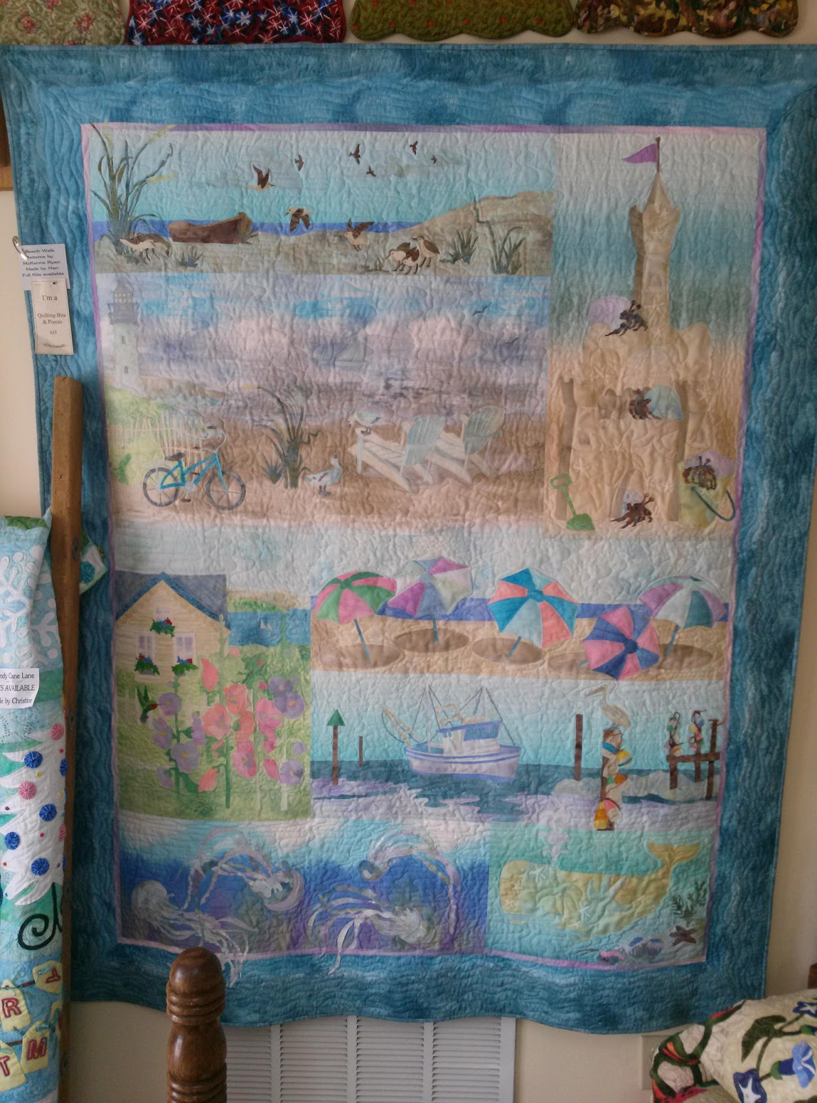 Quilts by Nan: Beach quilts finished