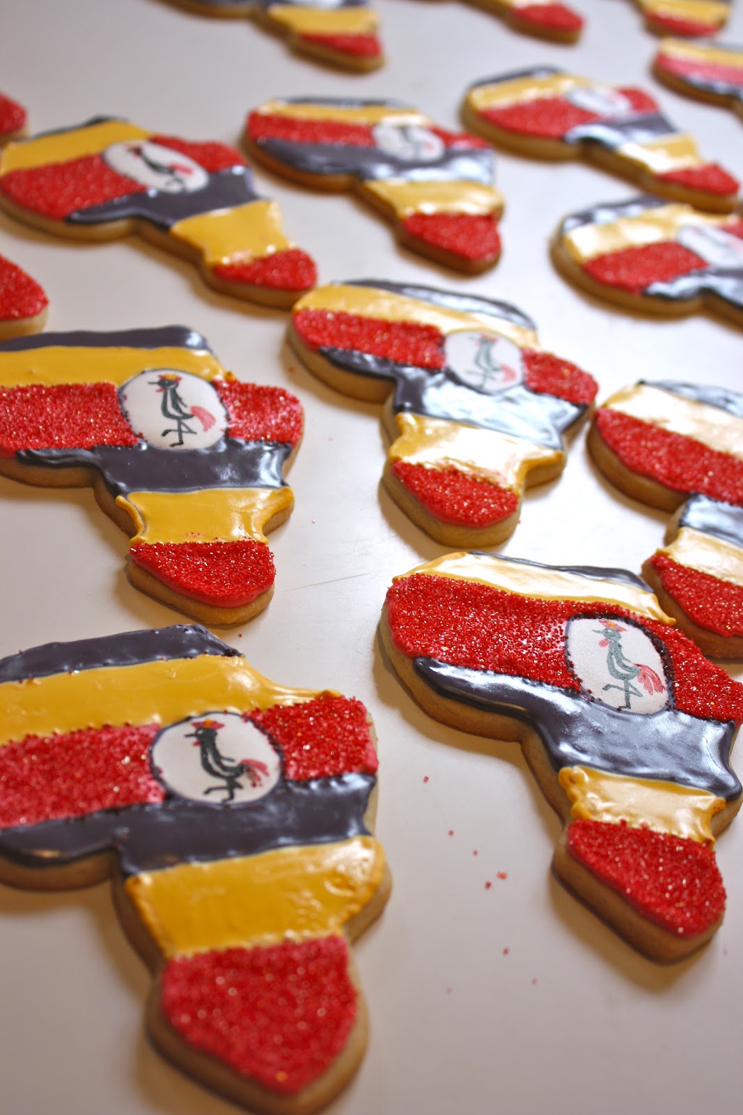 Sugar and Vice Custom Cakery and Sweet Boutique: Uganda Flag Cookies