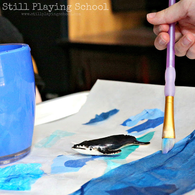 Polar Themed Process Art for Kids | Still Playing School