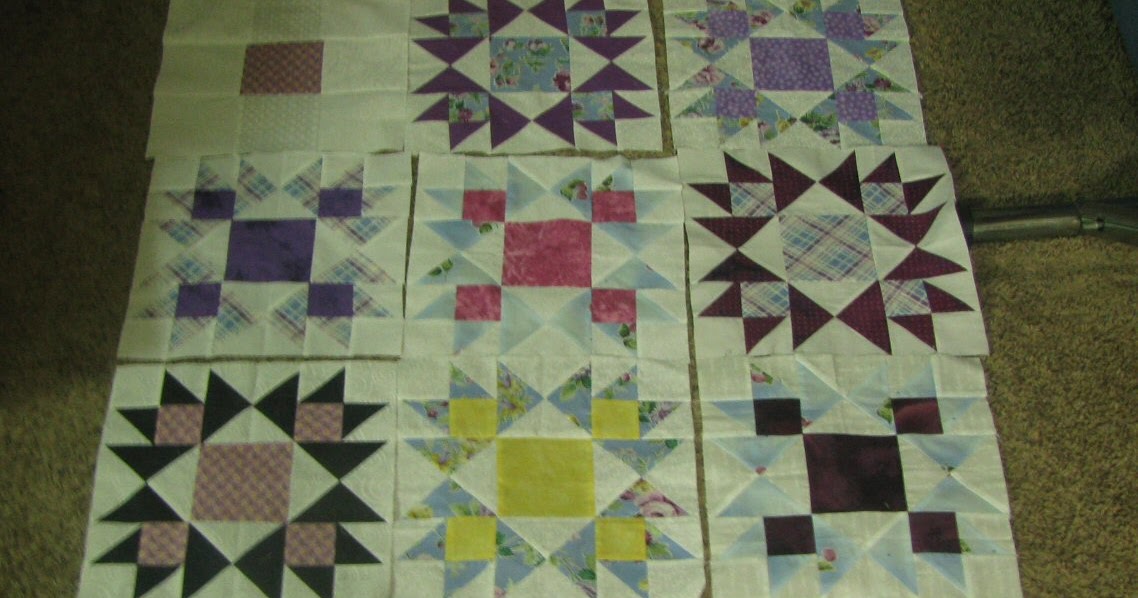 The Quilted Snail: UFO Blocks in Progress and a Finish....