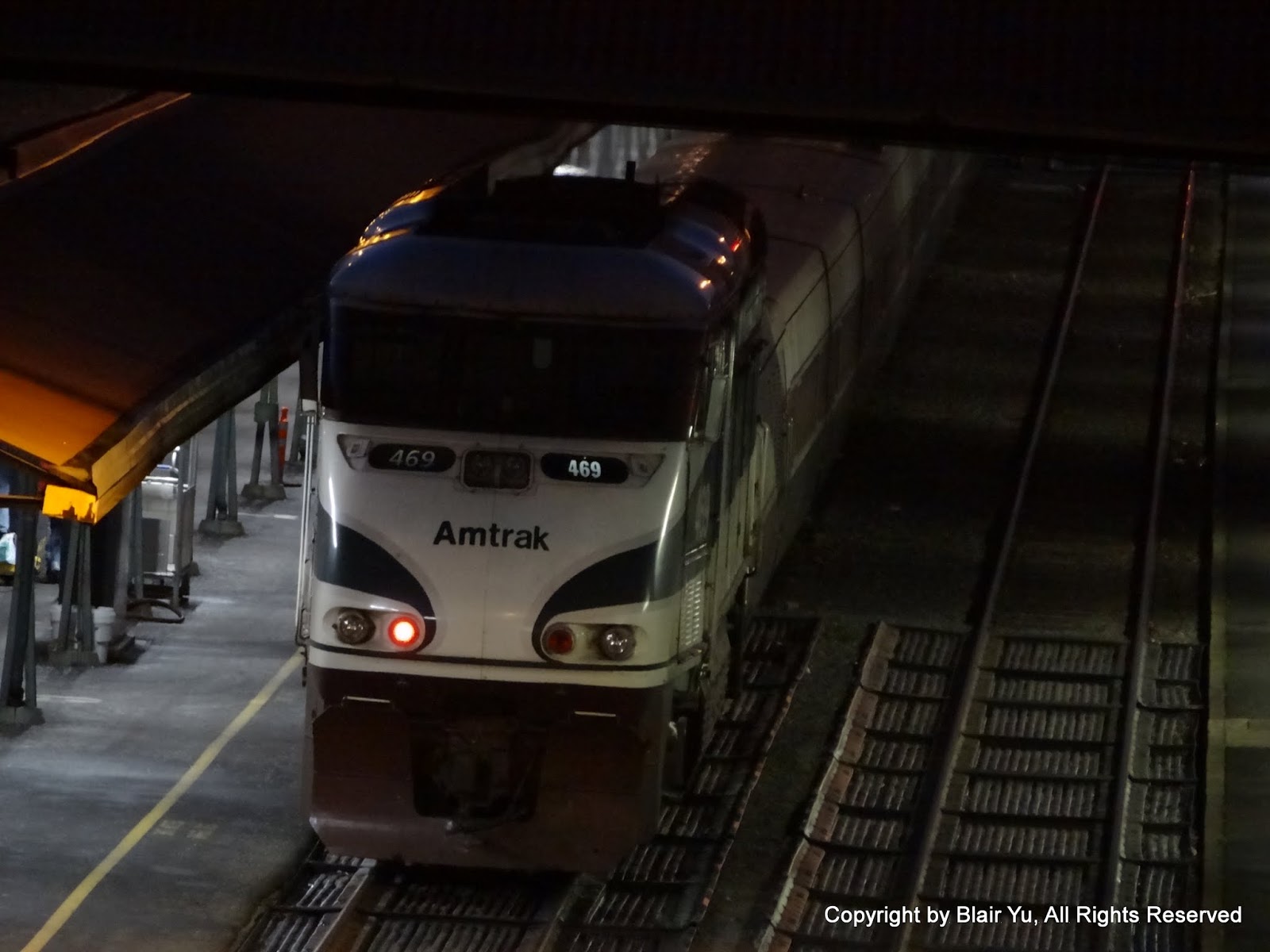Blair's 鐵道攝影: Amtrak 469 Diesel Locomotive