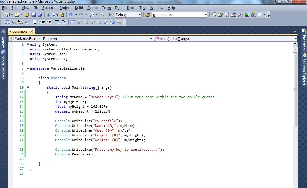 Very CSharp Edge: C# 2 – Variables