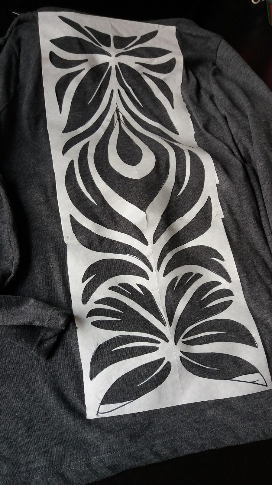 Bioccolo: Back stencil shirt