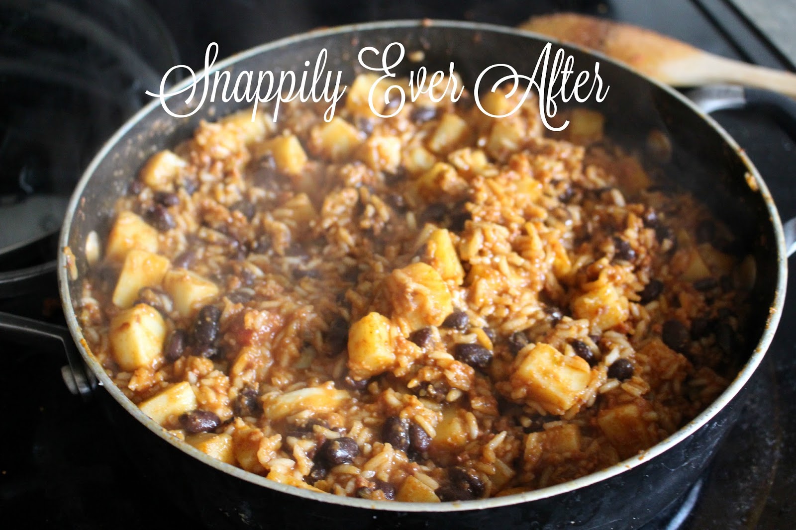 Snappily Ever After: Sweet Potato and Chorizo Skillet Meal