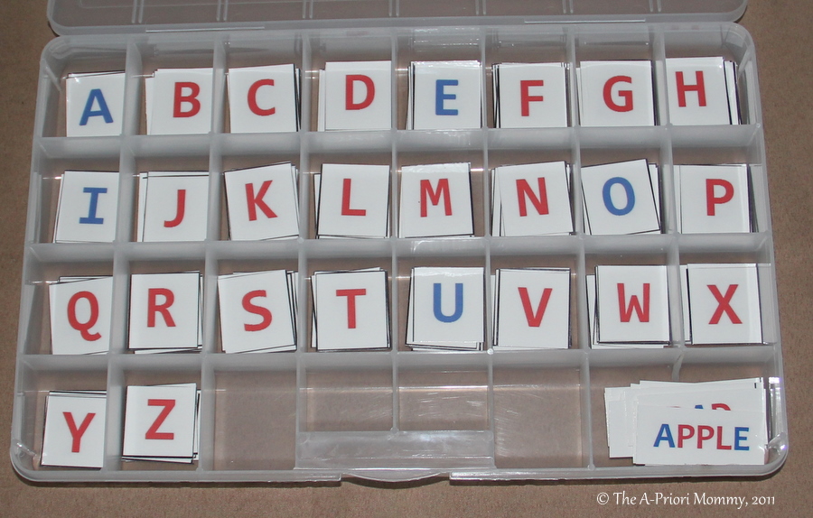 The A-Priori Mommy: Moveable Alphabet
