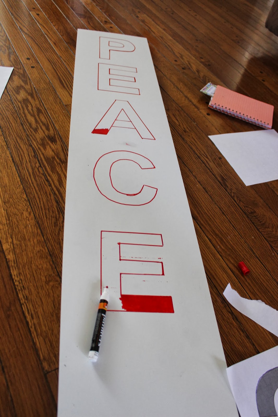 How to Make a Pottery Barn Inspired PEACE Sign | Days of Chalk and ...