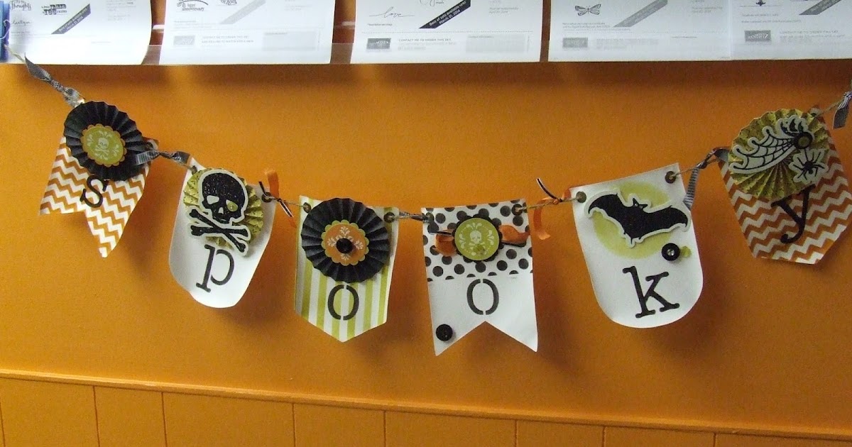 Gathering Inkspiration: Halloween "Spooky" Banner