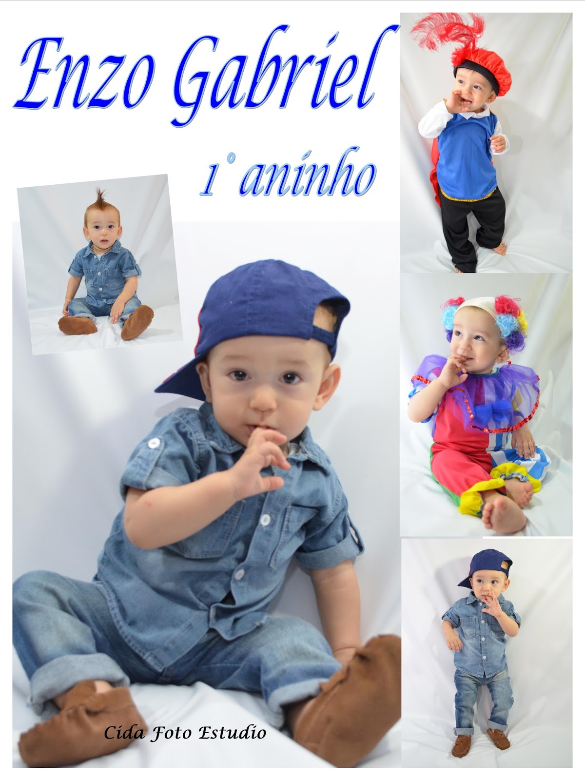 Fenix Fotografia: Enzo Gabriel - 1° aninho