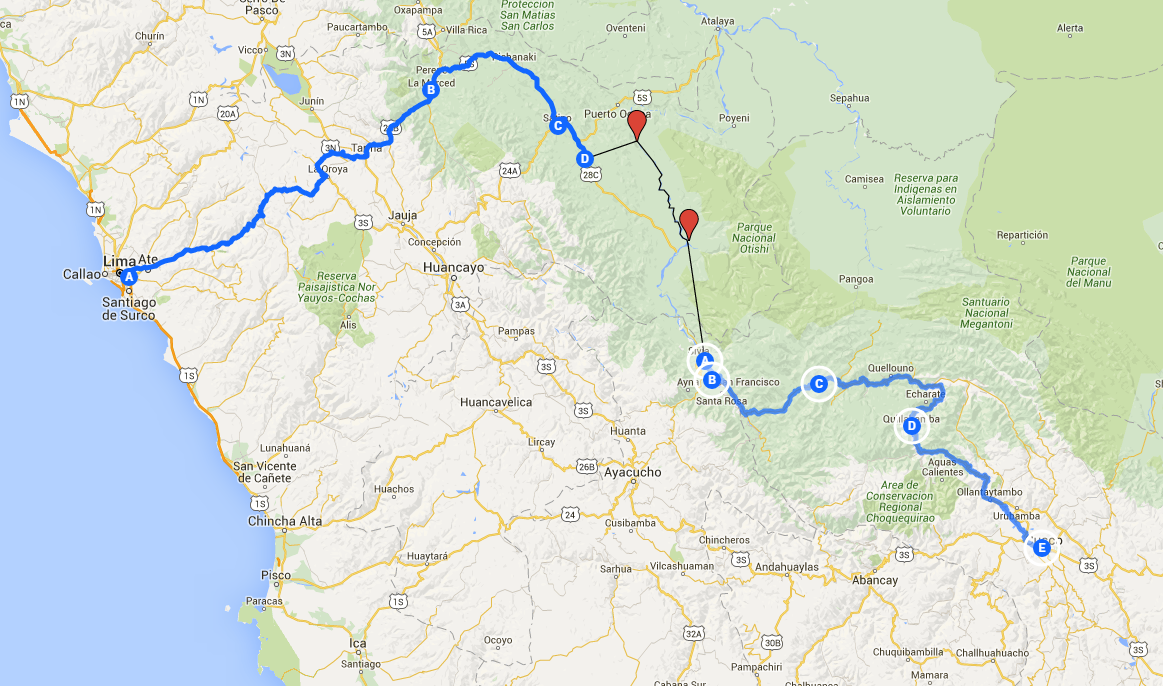 El vicio de escribir: De Lima a Cusco: Cómo cruzar el VRAEM en tres ...