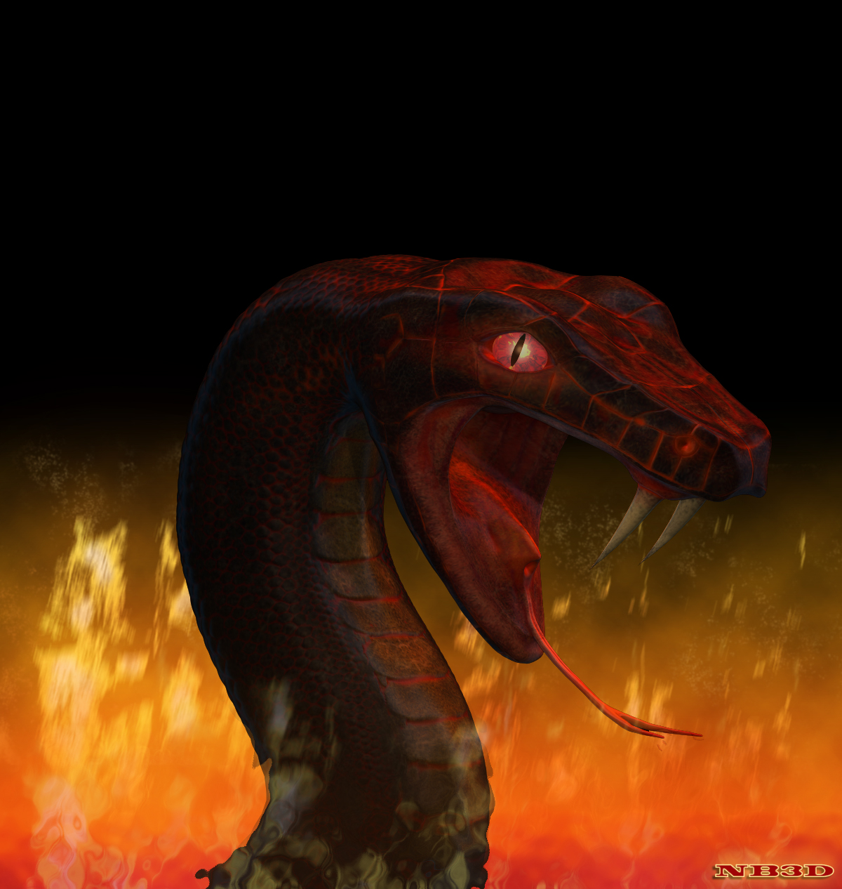 Fire Snake - Workflow Re-cap | Art of Sammy D