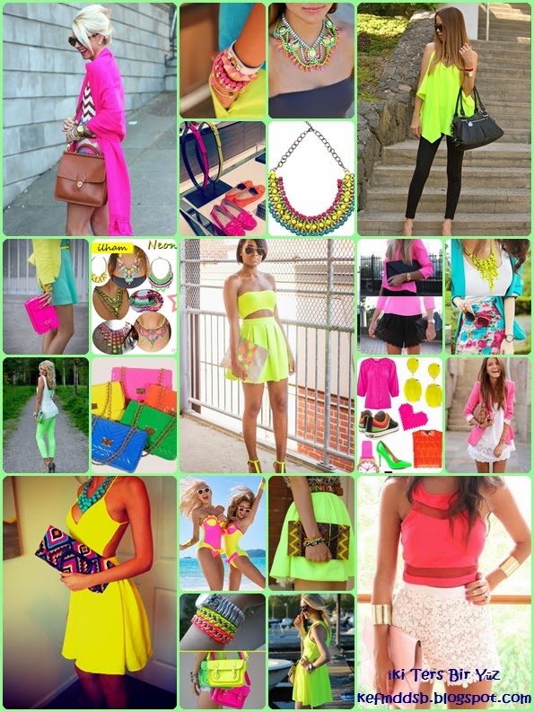 İki Ters Bir Yüz: Neon Moda / Neon Fashion