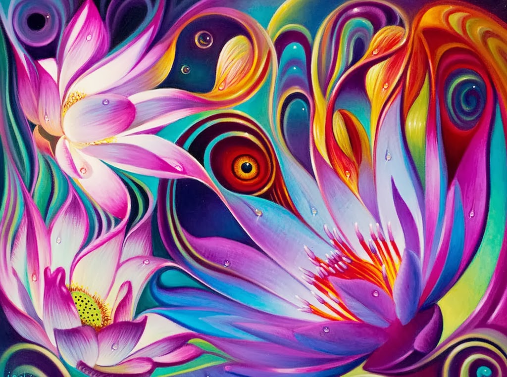 Cuadros Modernos Pinturas y Dibujos : Cuadros de Flores Abstractos ...