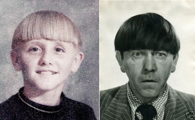 Three Stooges Moe Haircut