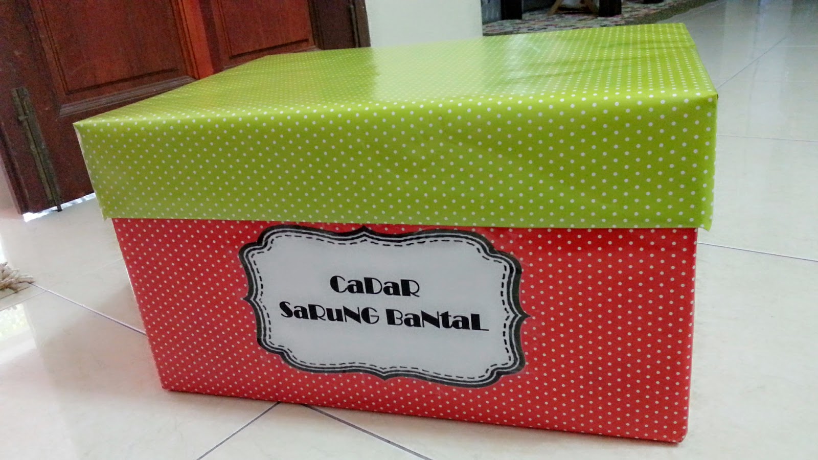 SuJer....: D.I.Y. Kotak Simpan Barang..