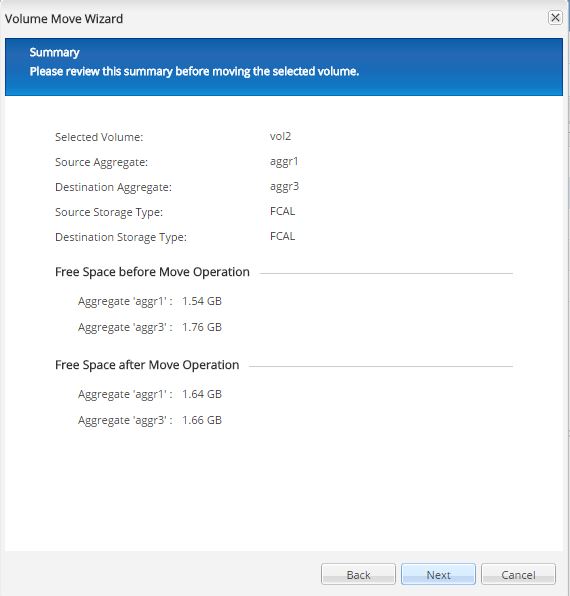 Remote Infrastructure Management: ONTAP 9 Volume Move Configuration