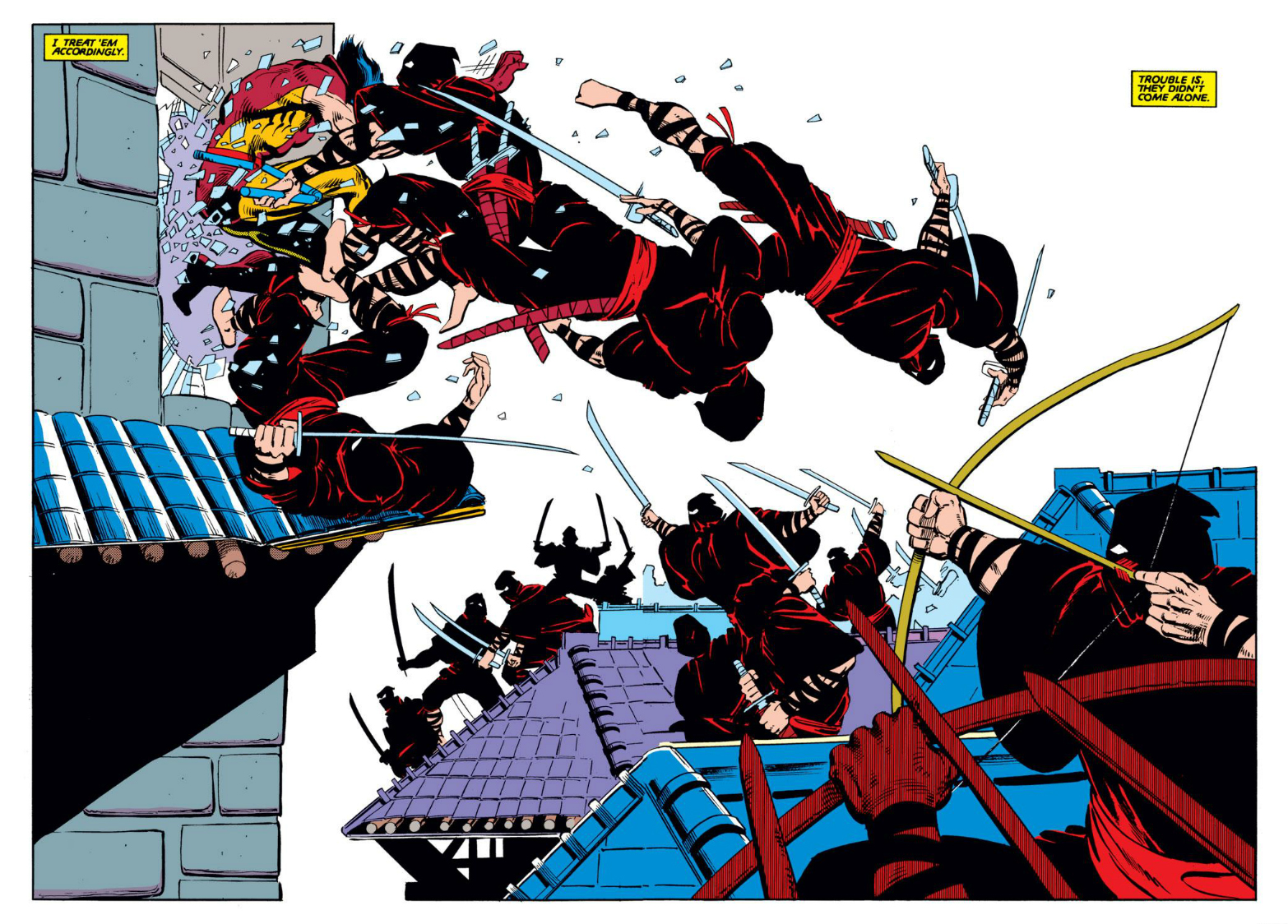 Wolverine #2 (1982) Pg 2-3, one of the greatest double page spreads ...