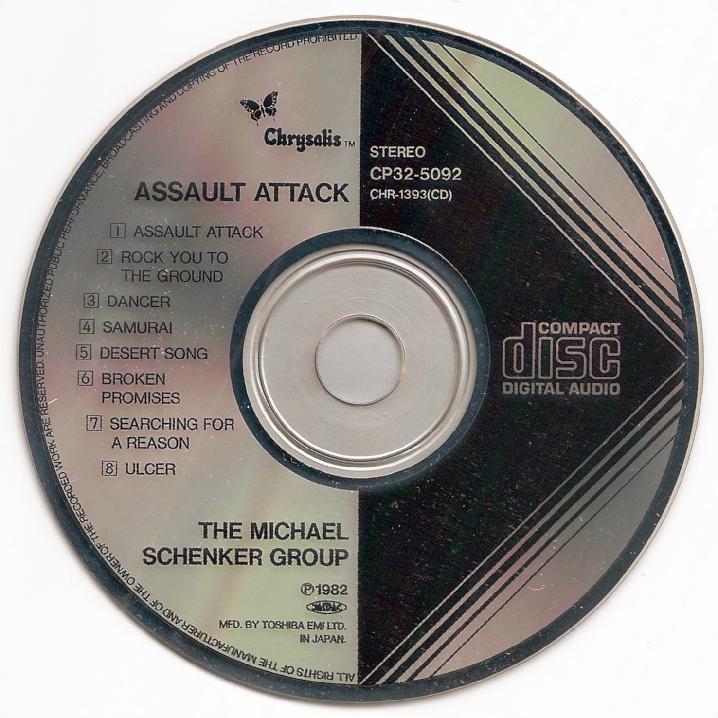 The First Pressing CD Collection: The Michael Schenker Group - Assault ...