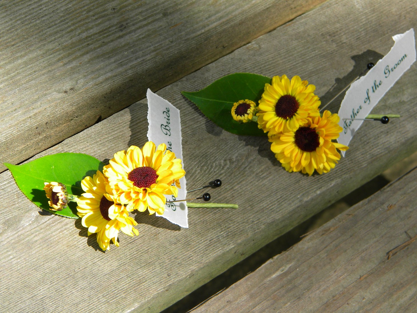Wedding Flowers from Springwell: Sunflowers for Katie and David's Wedding