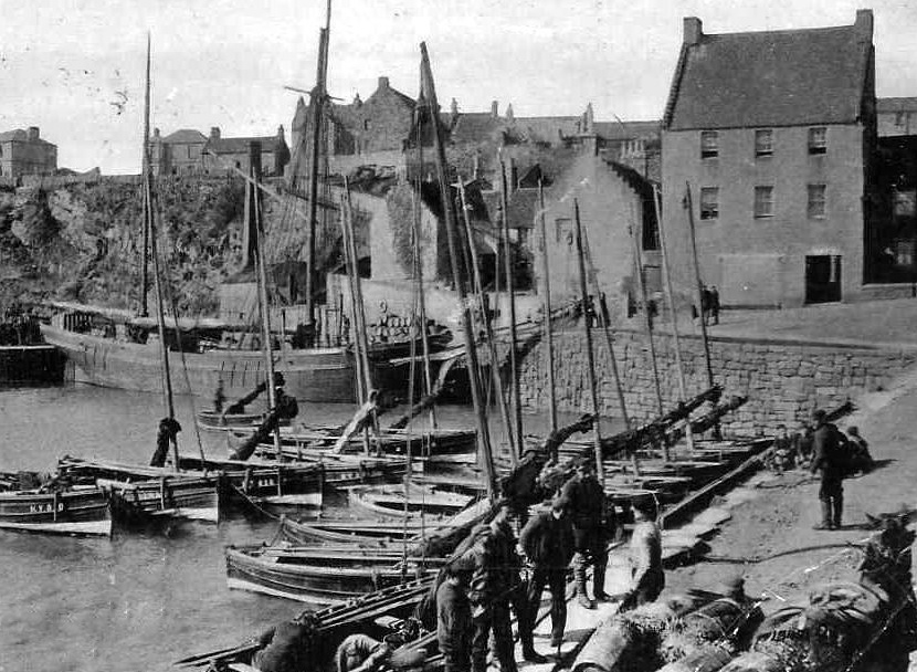 Tour Scotland: Old Photographs Crail East Neuk of Fife Scotland