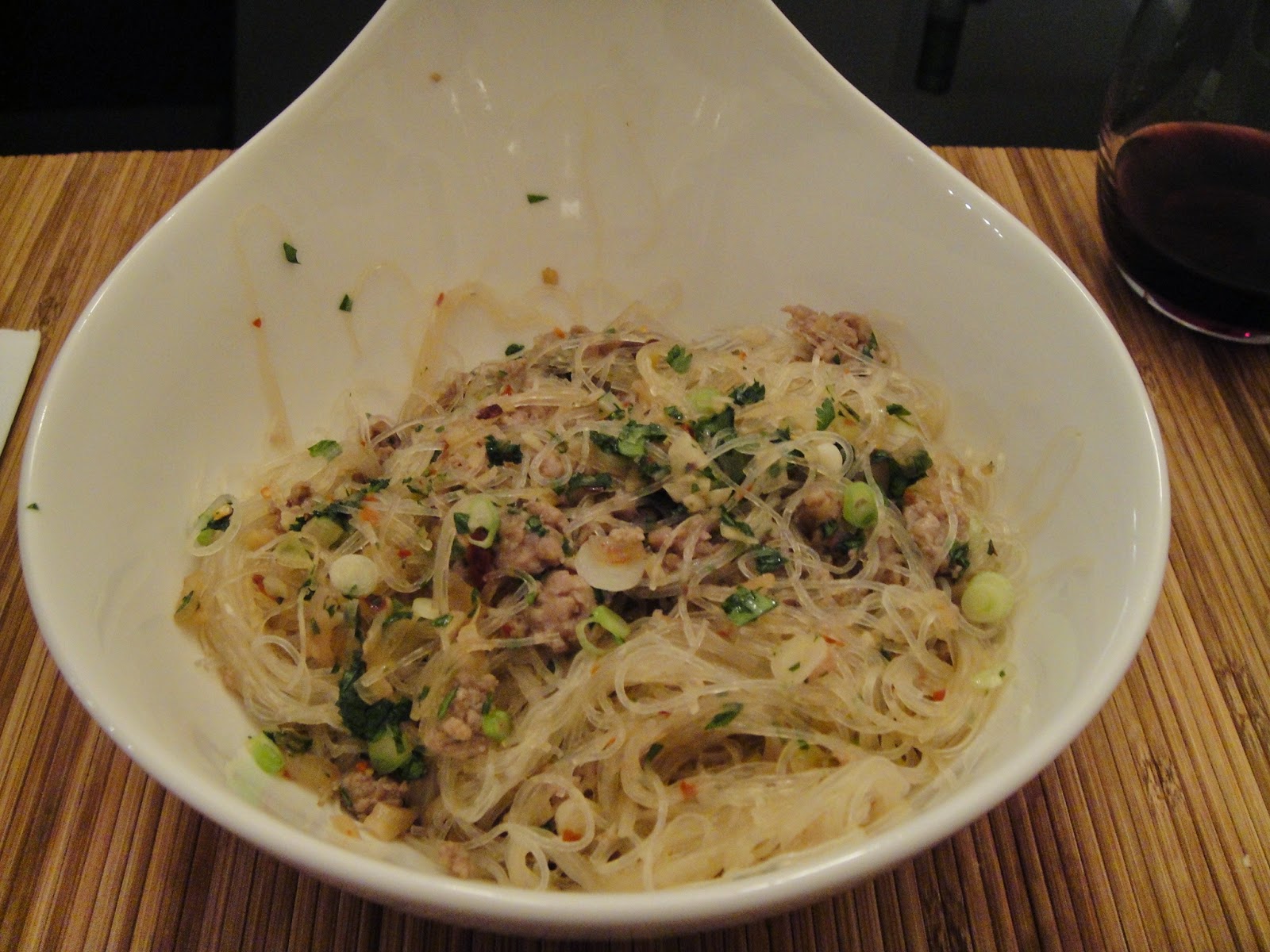 The Kitchen Frog: Tangy Bean Thread Noodles with Cilantro and Lime