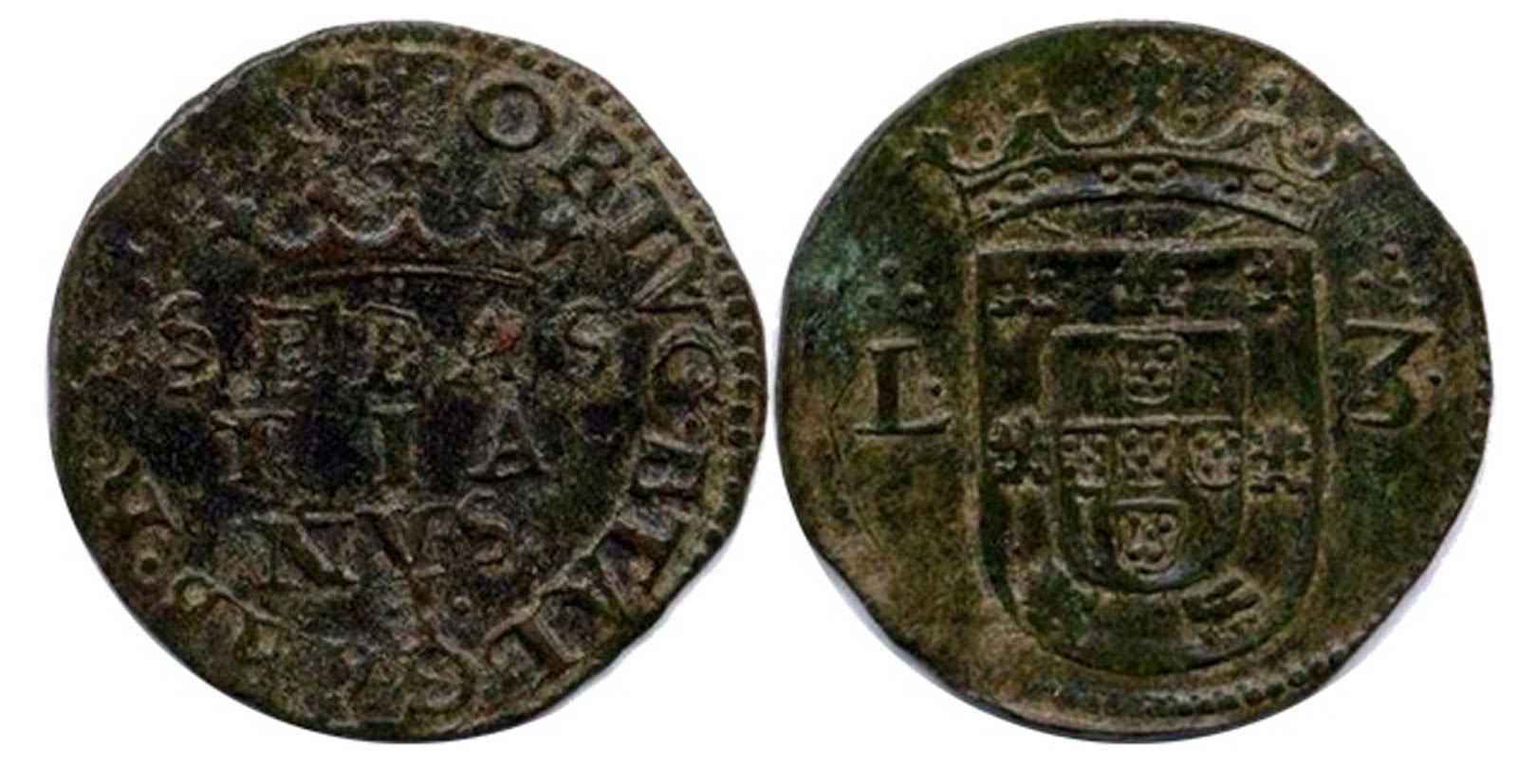 Moedas: Moedas do Brasil - 1568 - 3 Reais