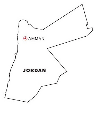 Map of Jordan coloring | COLOR AREA