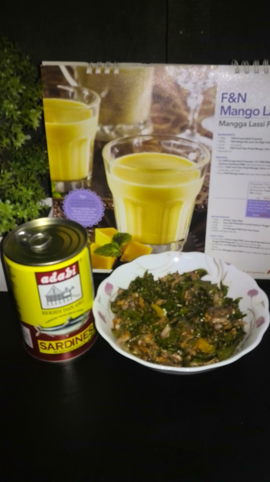 namakucella: KERABU SARDIN DENGAN PUCUK GAJUS