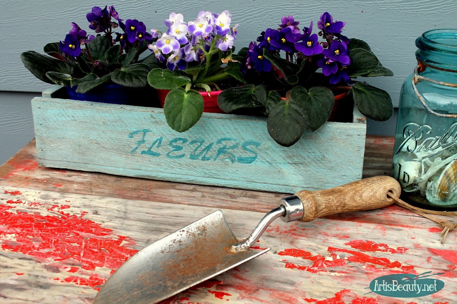 ART IS BEAUTY: ~~Home Expert Series~~DIY Vintage French Flower box from ...