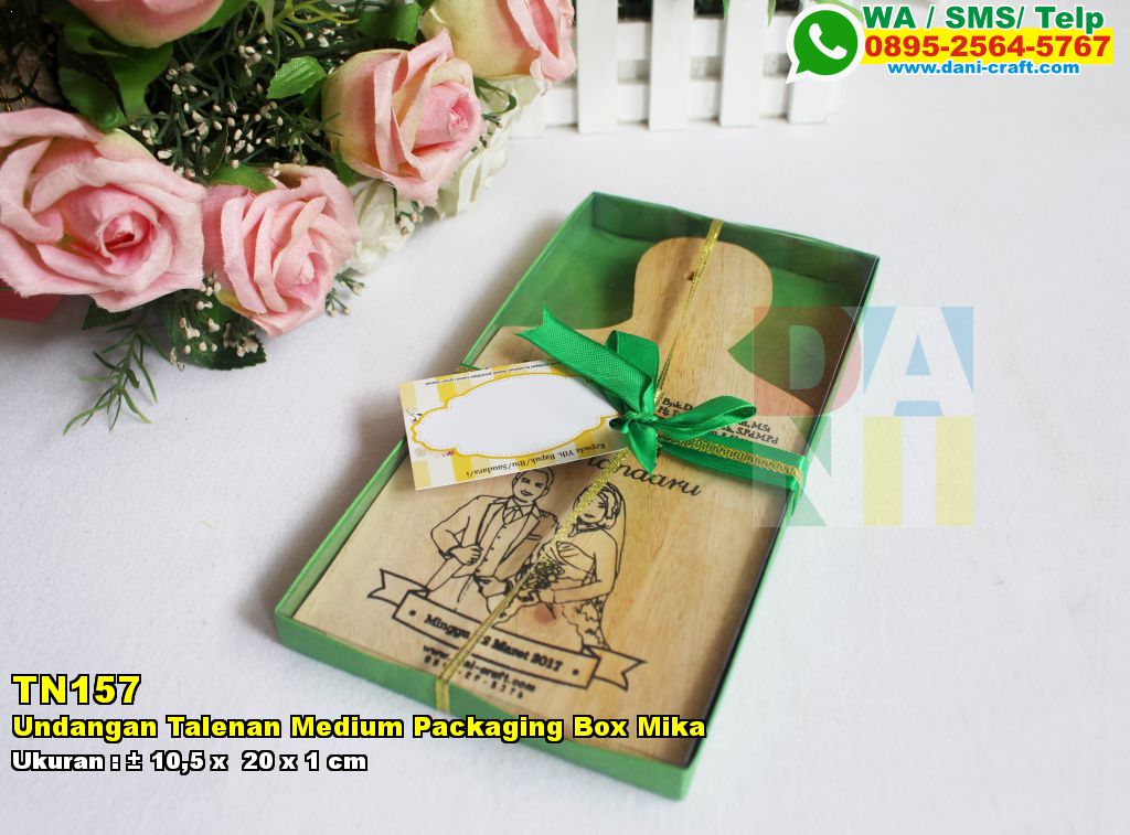 Undangan Talenan Medium Packaging Box Mika | Souvenir Pernikahan