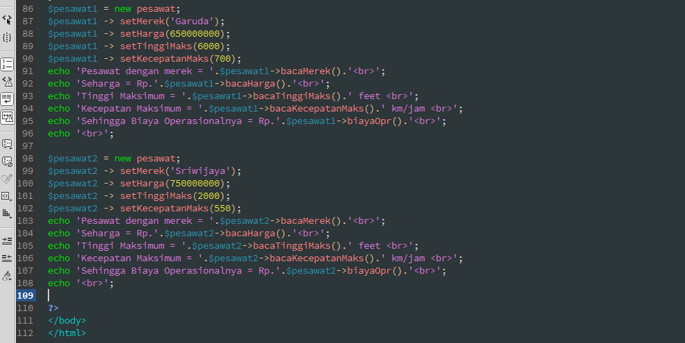 Contoh Pemrograman Berbasis Objek dengan PHP ~ Afif-Basya Blog