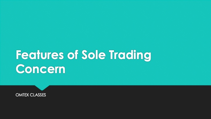 OMTEX CLASSES: In this video we are going to see in detail about sole ...