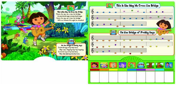 World Of Wonders: Hello Kitty / Dora Piano Book (2 Titles)