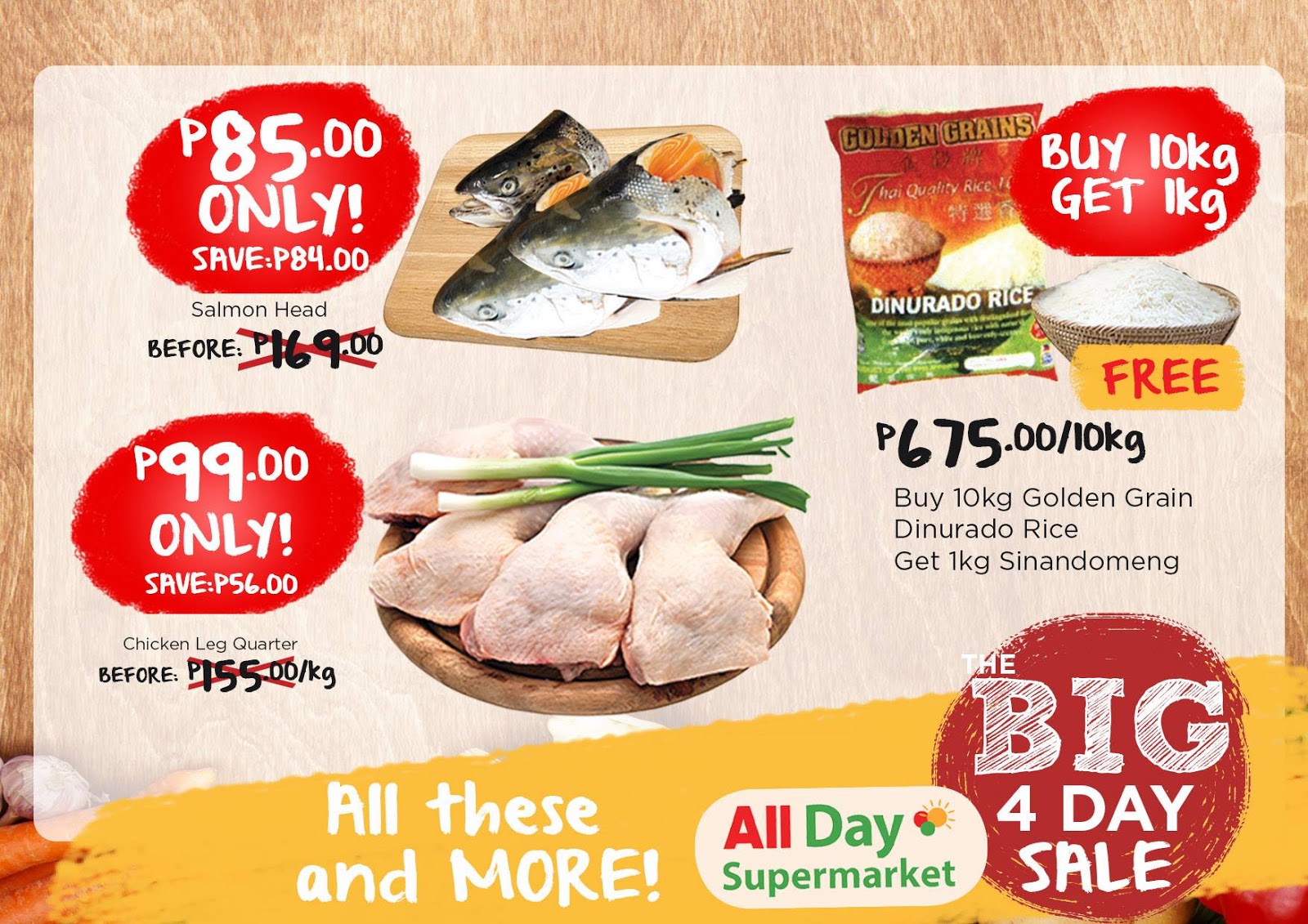 Manila Shopper: AllDay Supermarket The Big 4-day SALE: Jan 2018