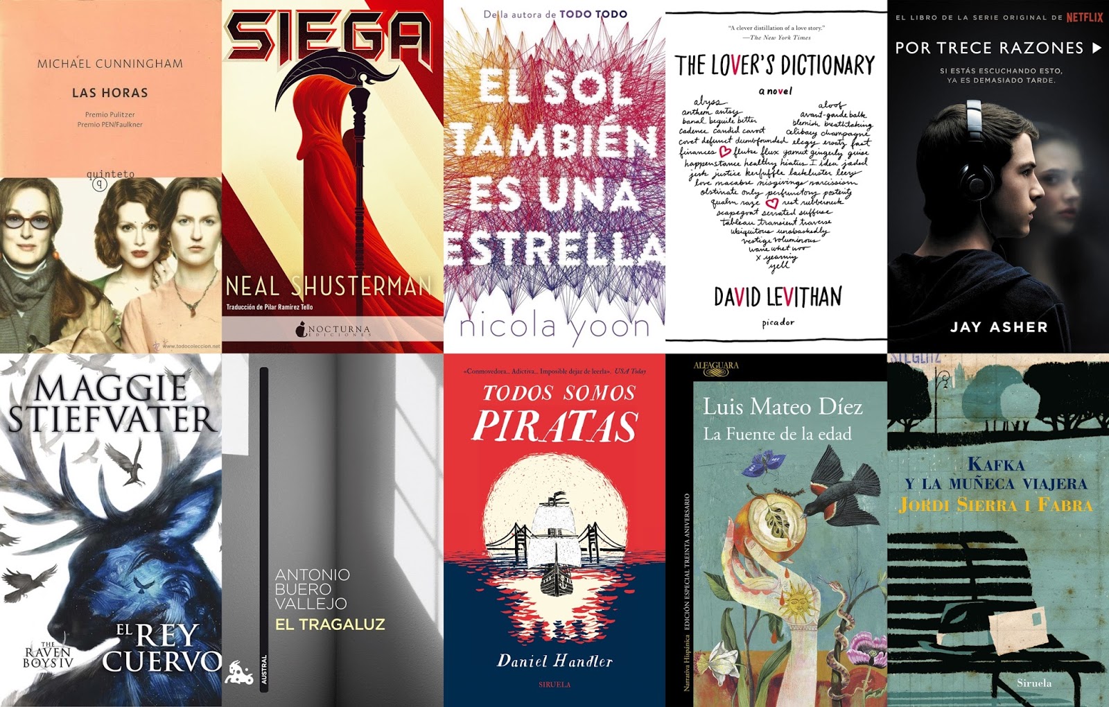 Más Allá de las Palabras: Los diez mejores libros leídos en 2017 (Hermochi)