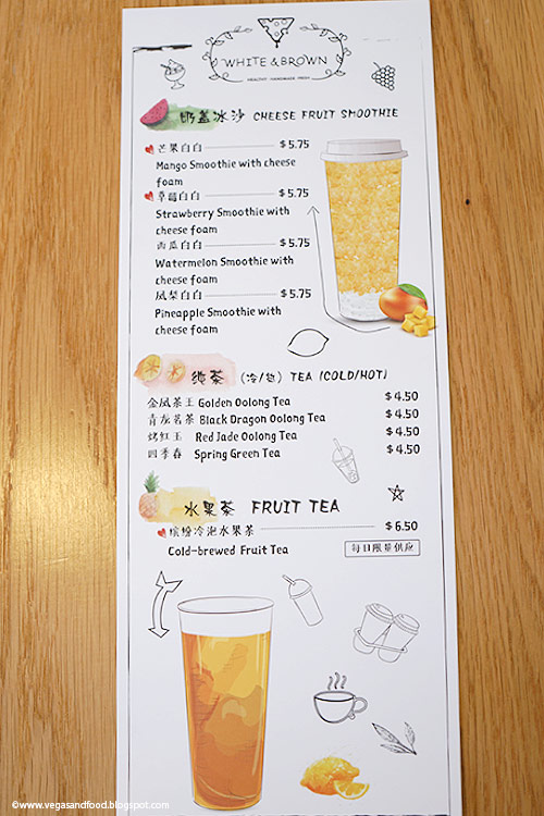 Cheese tea at White and Brown - Koreatown - Vegas and Food