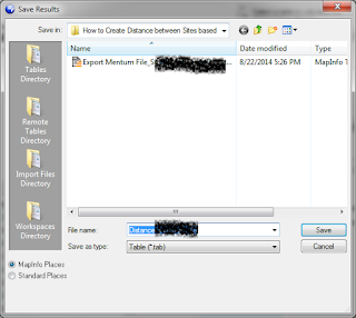 How to Calculate distance between sites based on Mentum Planet or ...