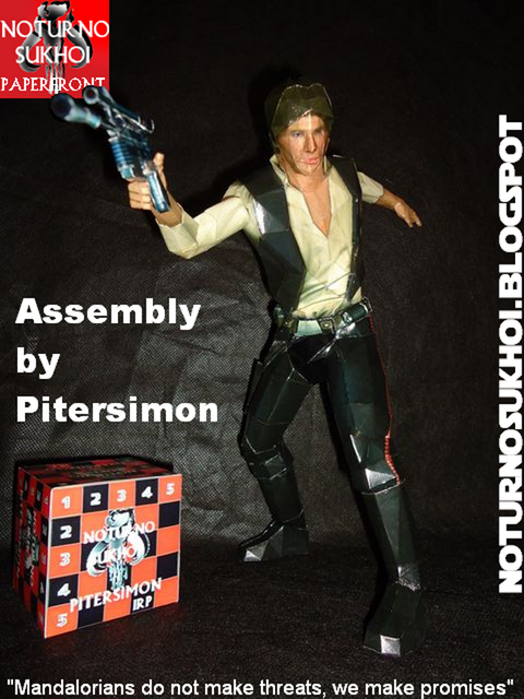 Star Wars Han Solo Papercraft | Papercraft Paradise | PaperCrafts ...