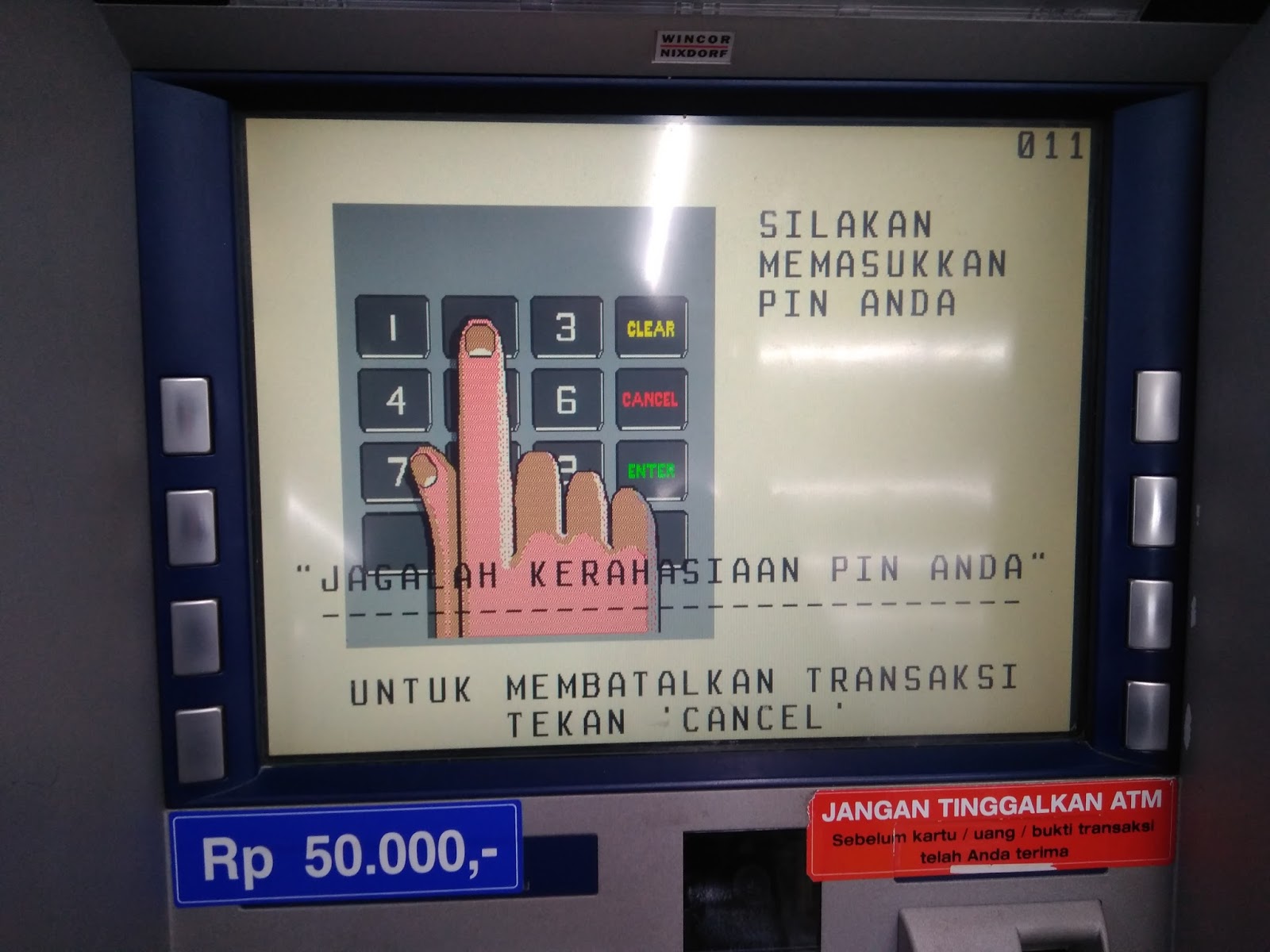 Macam - macam Interface Mesin ATM