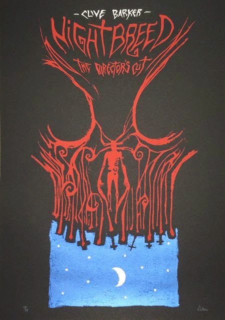 INSIDE THE ROCK POSTER FRAME BLOG: Malleus Clive Barker Nightbreed ...