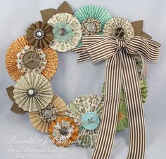 Allred Design Blog: Inspired by Pinterest: Paper Rosette Projects