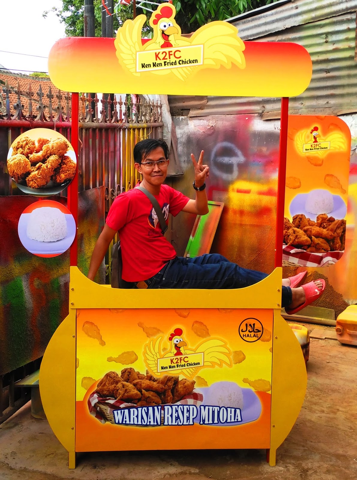 Booth Portable Friedchicken Rp 2.800.000 | Booth Portable Murah-Booth ...