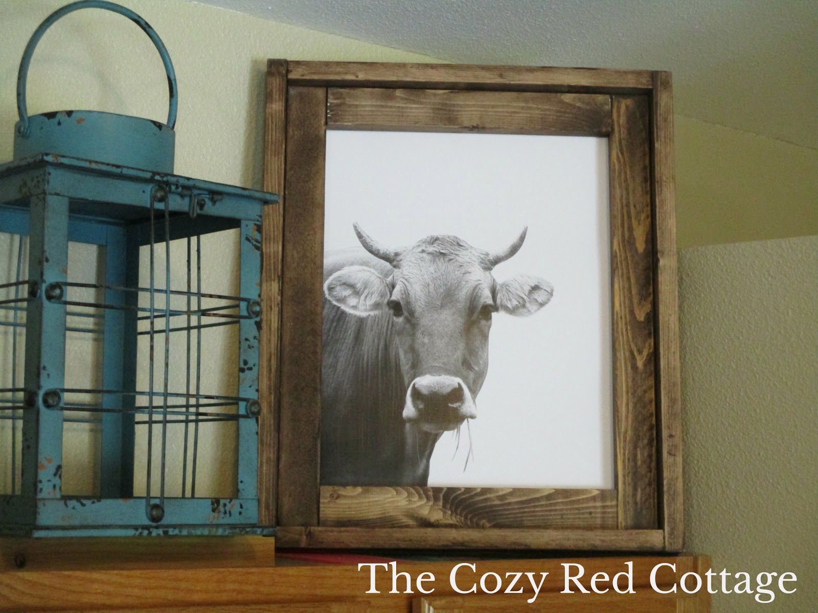 The Cozy Red Cottage: Farmhouse Frame Tutorial