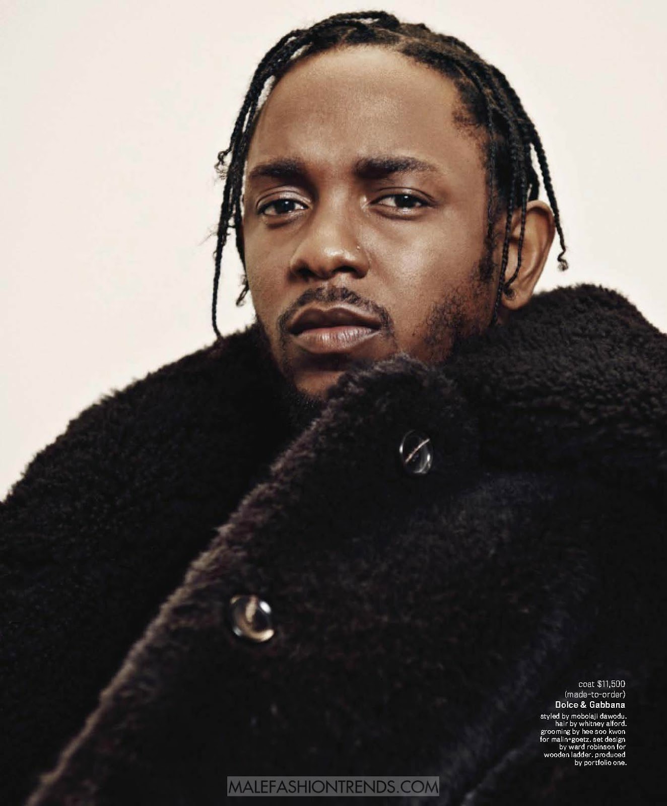 Kendrick Lamar por Paola Kudacki para GQ Style Holiday