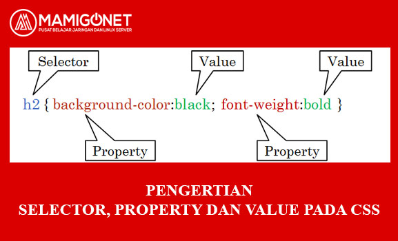 Belajar CSS : Pengertian Selector, Property dan Value Pada CSS - TeknoNet Belajar CSS : Pengertian Selector, Property dan Value Pada CSS - TeknoNet