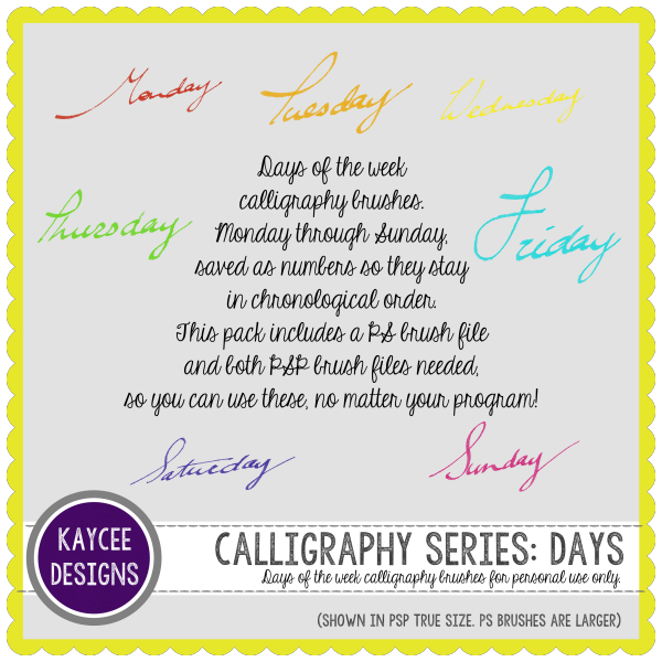 Freebie Week 3 - KayCee Layouts & Designs